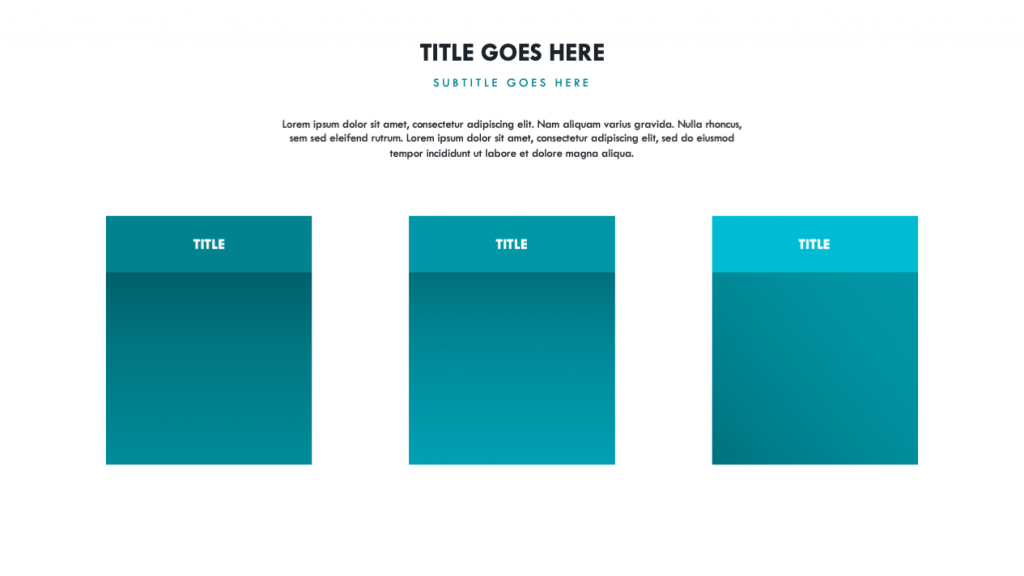 Cyan Corporate Template - Presentation Genie